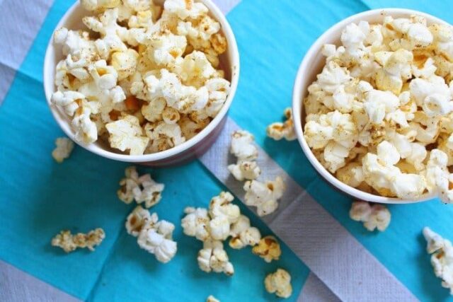 Spiced Popcorn with Indian Flavors