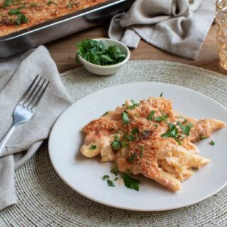 Egyptian Macaroni Bechamel {Pasta with Bechamel Sauce}