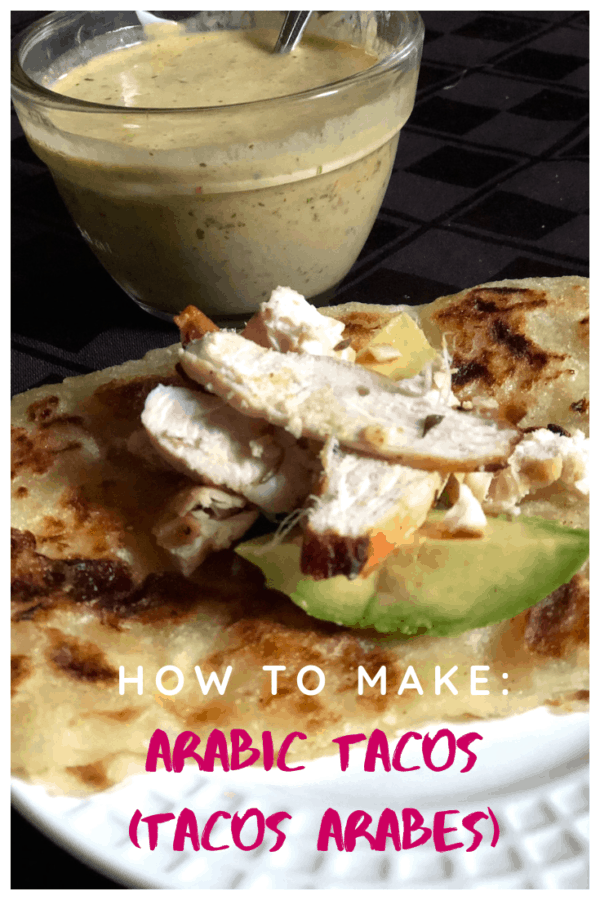 Chicken Arabian Taco Recipe (Tacos Arabes)