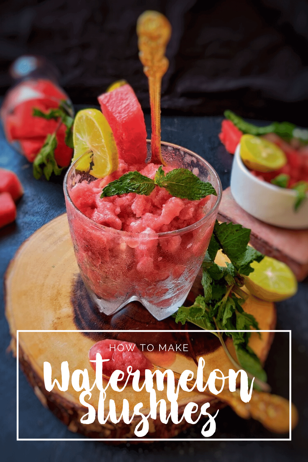 Homemade Iced Watermelon Slushie - MarocMama
