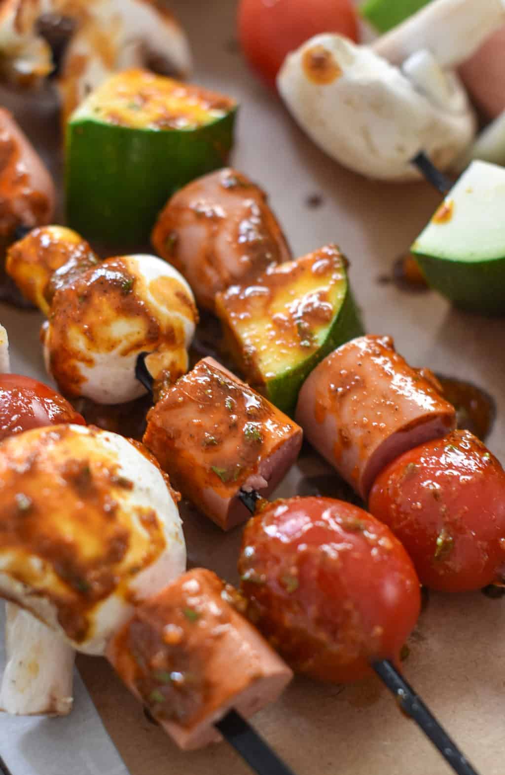 Moroccan Inspired Hot Dog Kebabs