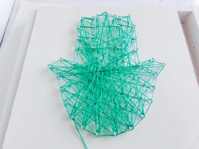 DIY Khamsa String Art Craft for Your Home