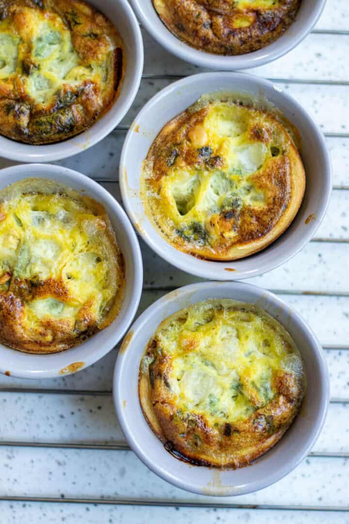 Mini Chicken and Goat Cheese Quiche - MarocMama