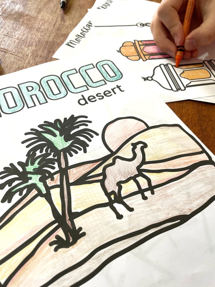 Fun Morocco Coloring Pages for Kids - MarocMama