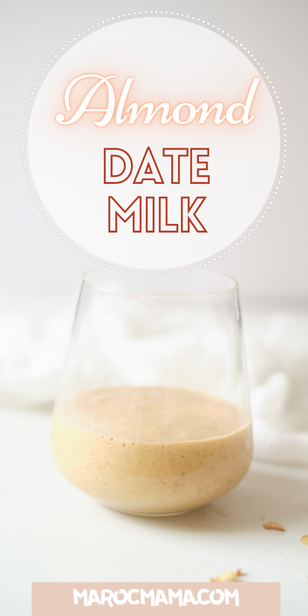 Moroccan Almond Date Milk