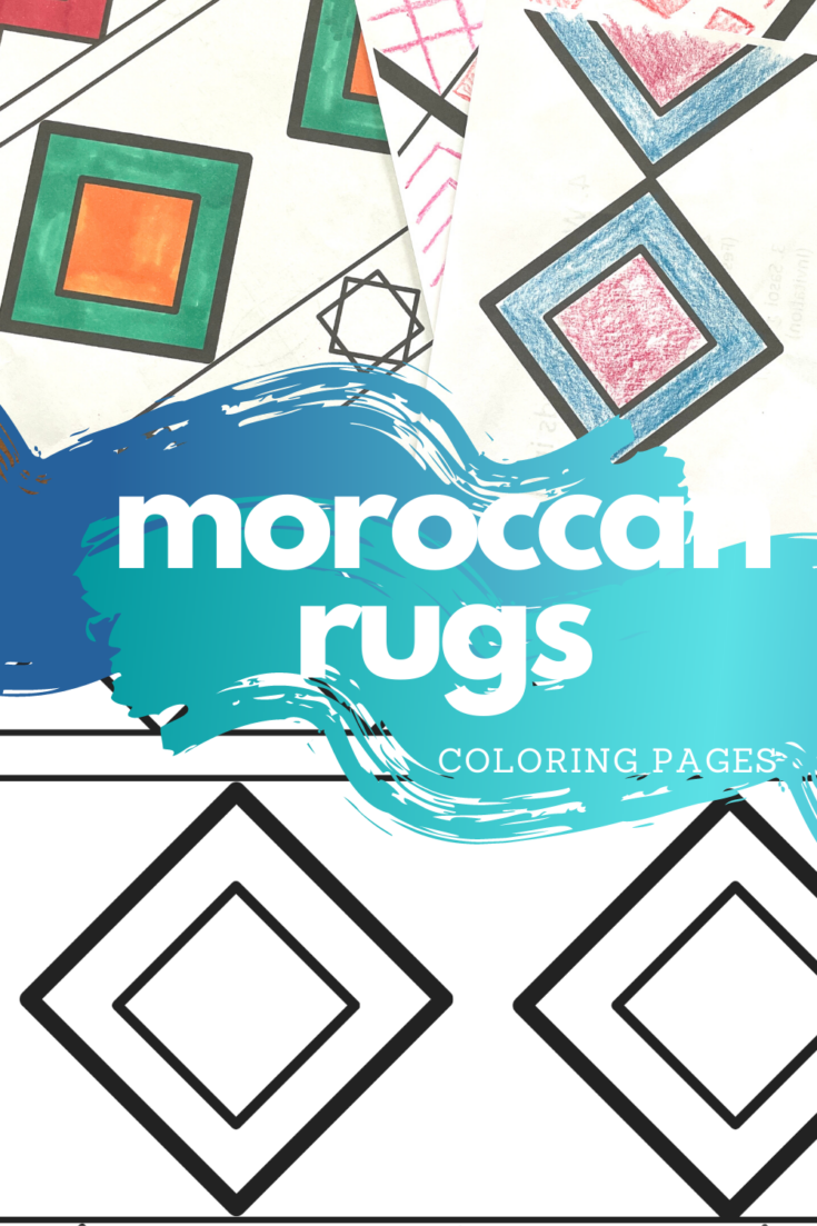 Moroccan Rugs Printable Coloring Pages