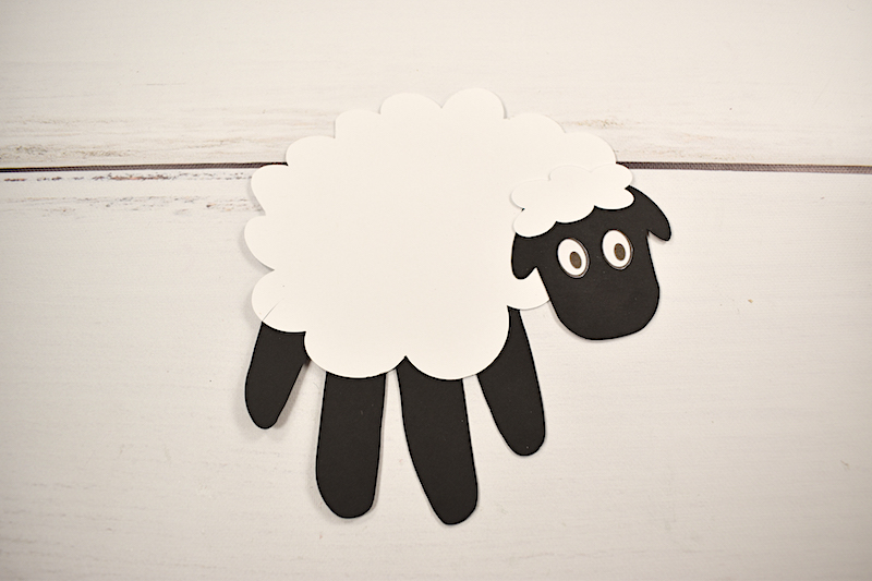 Super Easy Sheep Handprint Craft for Eid