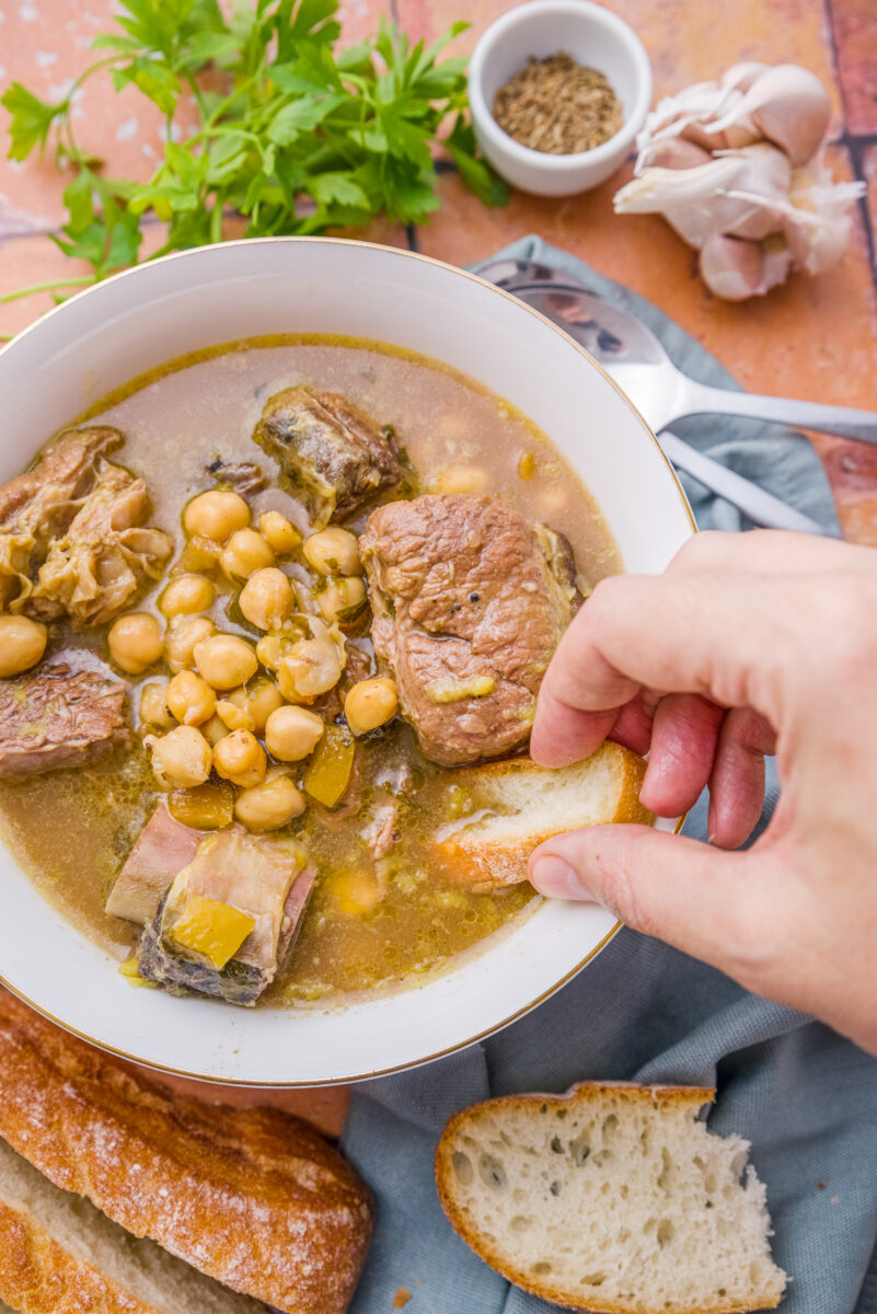 Moroccan Beef Tagine with Chickpeas