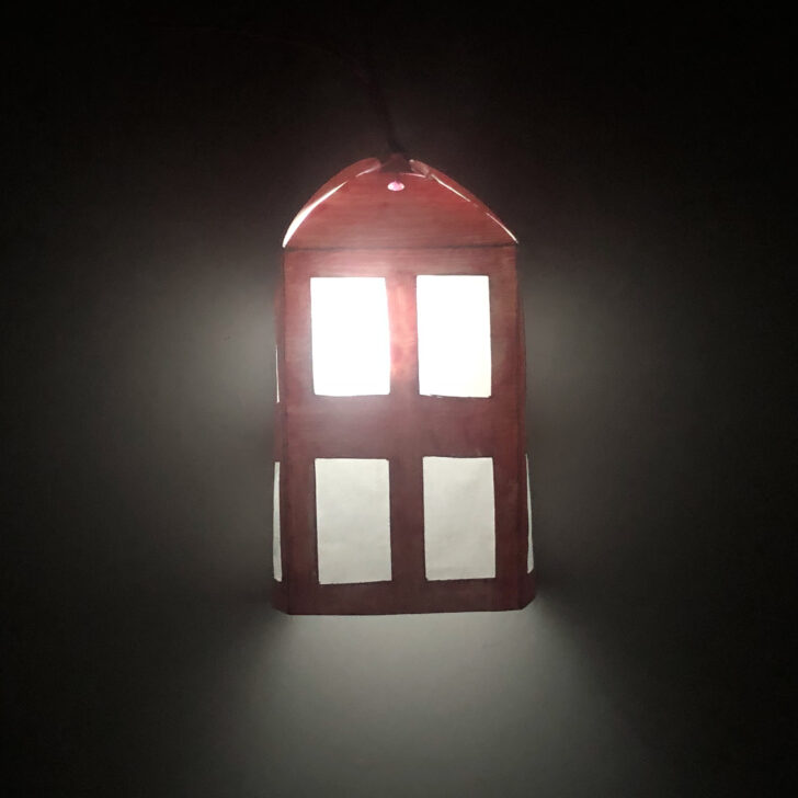 Simple Ramadan Paper Lantern Craft